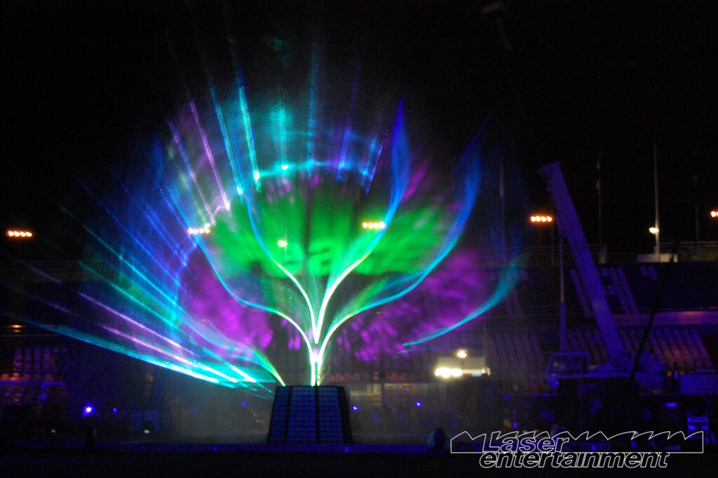 Water screens, the magic of a projection - Laser Entertainment